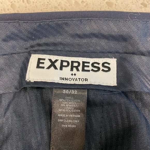 Express | Pants | Express Mens Innovator Suit Pants Navy Blue Mens 3 W ...